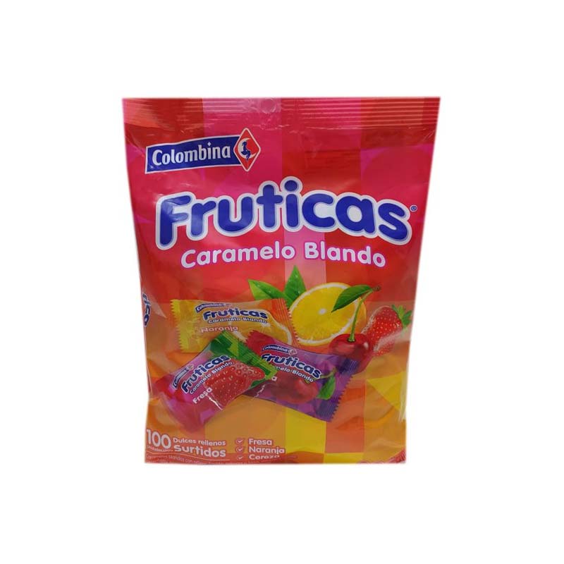 FRUTICAS CARAMELO BLANDO X 100 – Monteverde