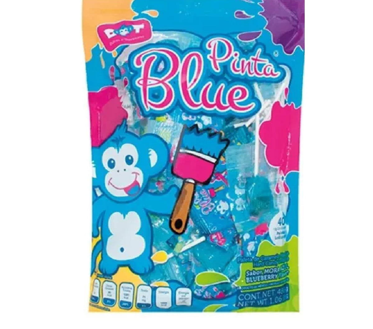 CHUPETA PINTA BLUE X 40 ADRO – Monteverde