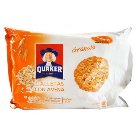 GALLETA QUAKER AVENA GRANOLA X 6 – Monteverde